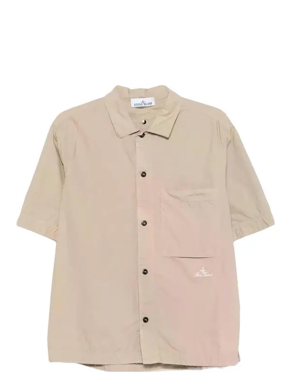 Stone Island Pocket Button Shirt - Neutrals