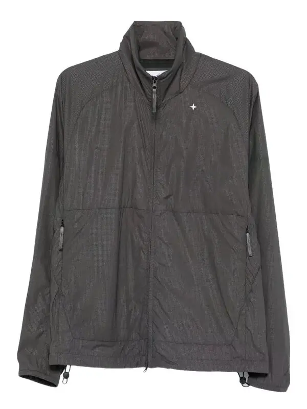 Stone Island Stand Collar Zip Jacket - Grey
