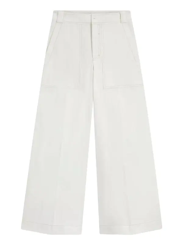 BOSS Pocket-detailed Trousers - White