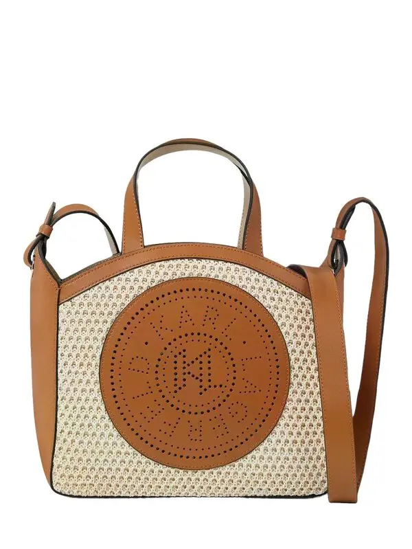 Karl Lagerfeld Small K/circle Mesh Tote Bag - Neutrals