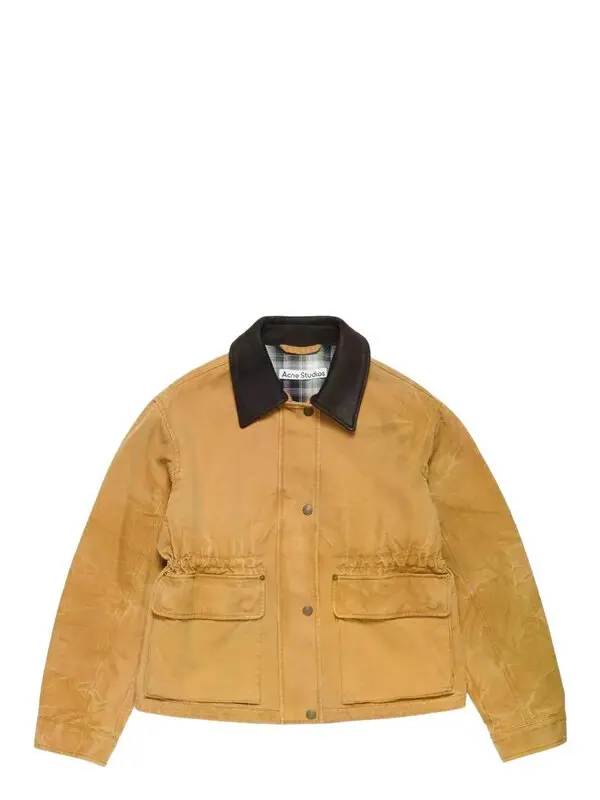 Acne Studios Drawstring Collar Jacket - Neutrals