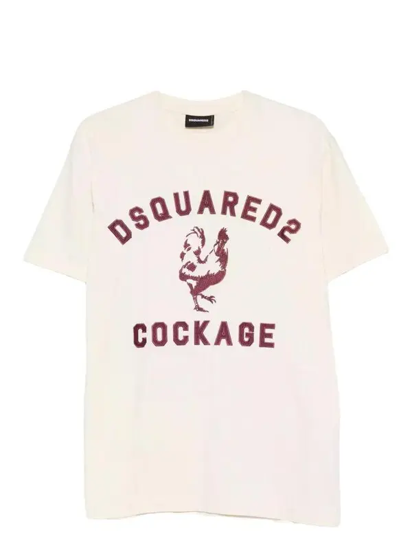 Dsquared2 Graphic Print T-shirt - Neutrals