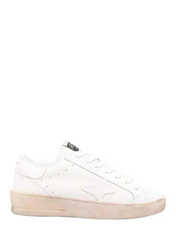 AMA-BRAND Motif Appliqué Sneakers - White