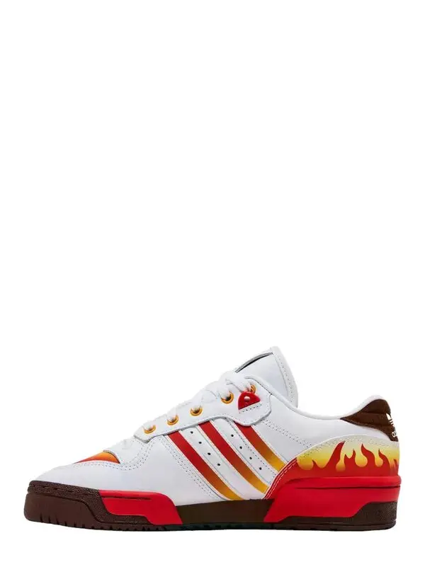 Adidas X Demon Slayer Rengoku Rivalry Low Flame Sneakers - White