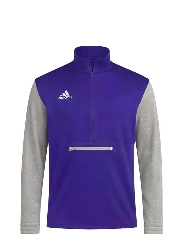 Adidas Team Issue Zip Sweatshirt - Purple