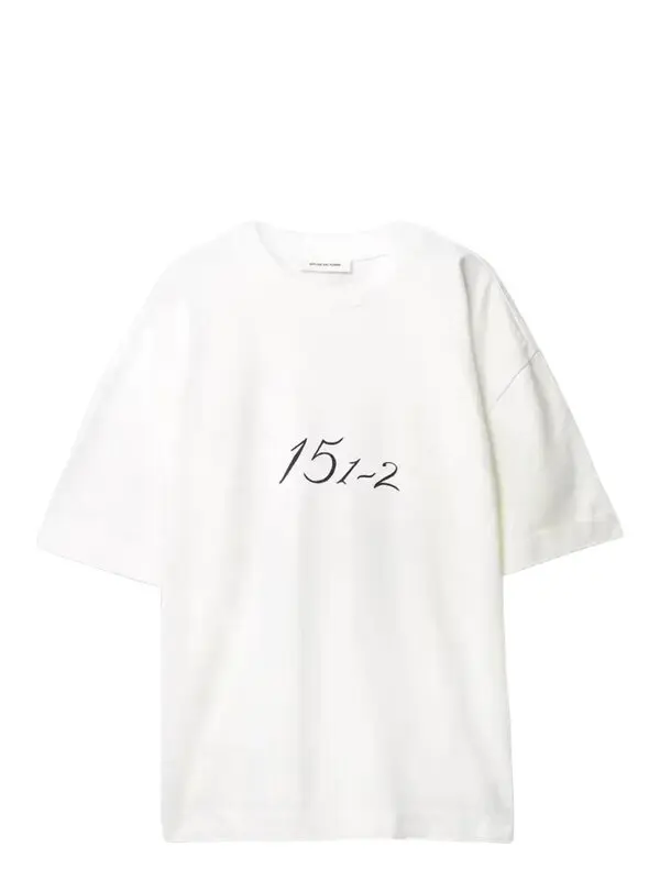 APPLIED ART FORMS Lm1-4 Round-neck T-shirt - White