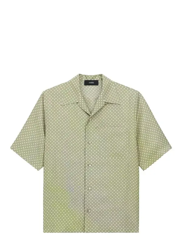Amiri Polka-dot-pattern Shirt - Green