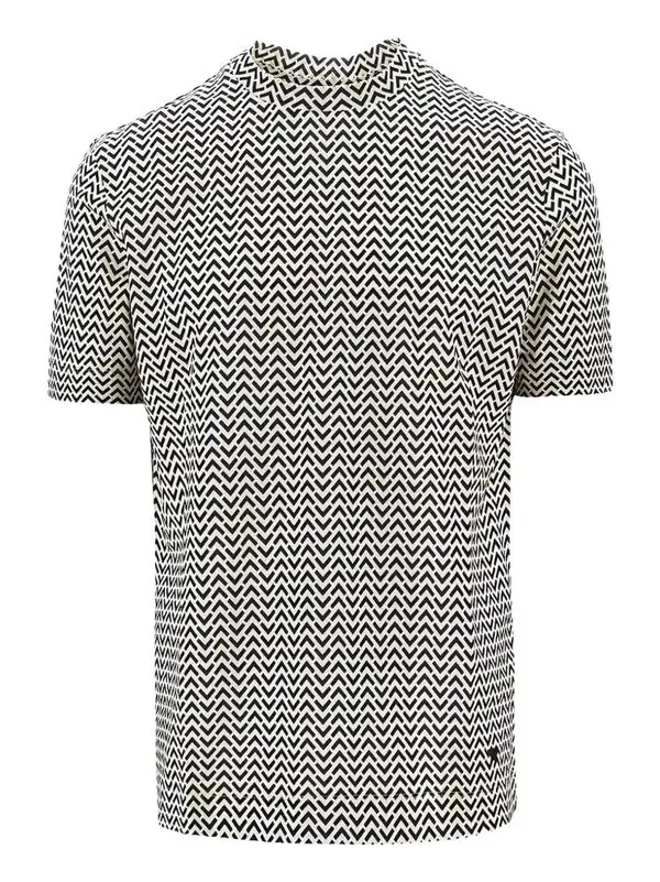 Emporio Armani Patterned T-shirt - Neutrals
