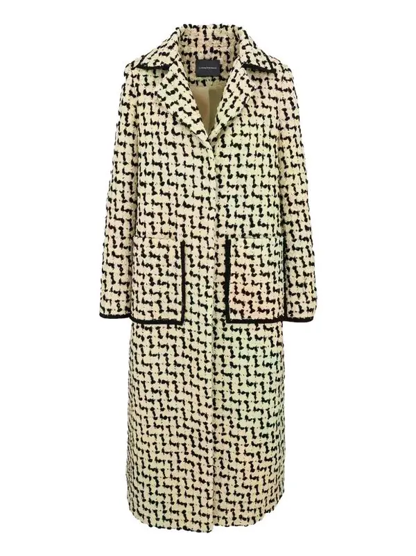 Lorena Antoniazzi Check Pocket Coat - Neutrals