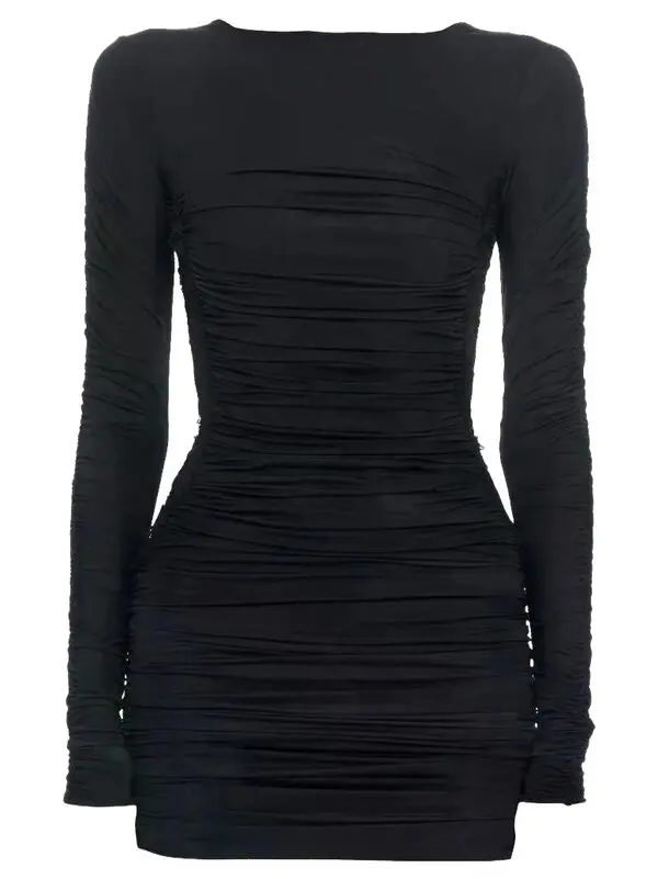 Blumarine Stretch Mini Dress - Black