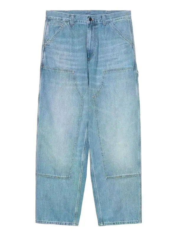 Carhartt Work In Progress Og Double Knee Denim Trousers - Blue