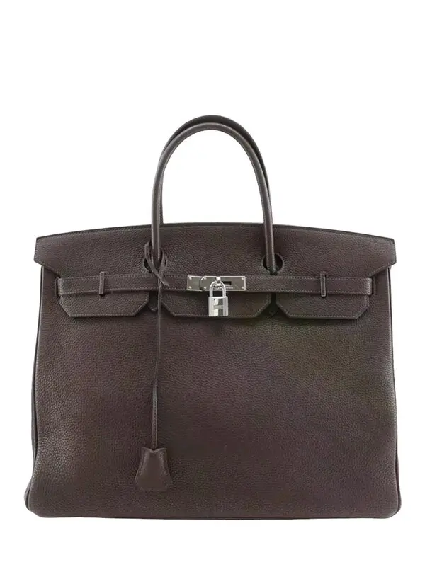 Hermès 2007 Togo Birkin Retourne 40 Handbag - Brown