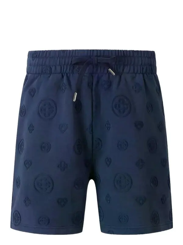 Casablanca Monogram Elasticated Shorts - Blue