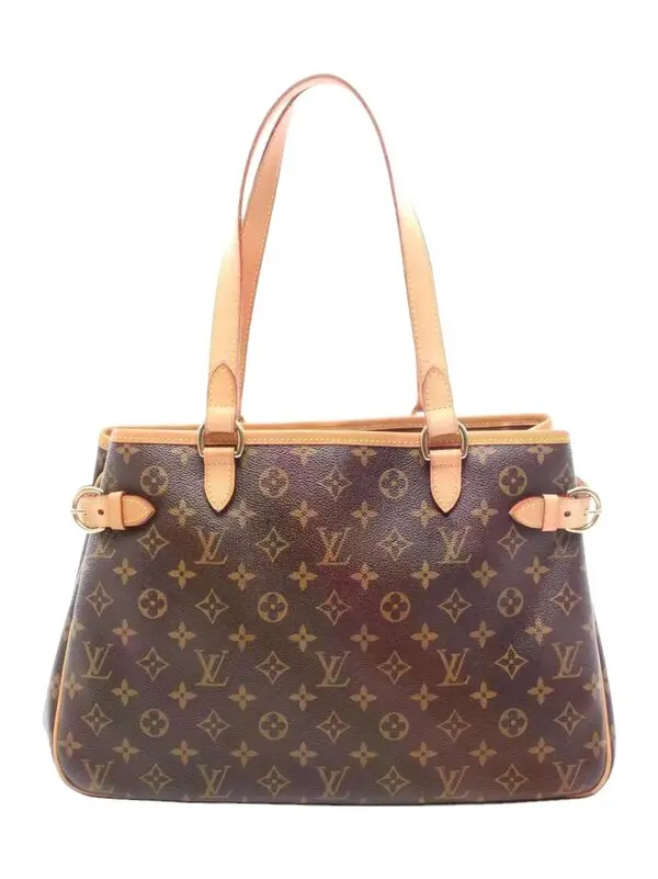 LOUIS VUITTON 2005 Monogram Batignolles Horizontal Tote Bag - Brown