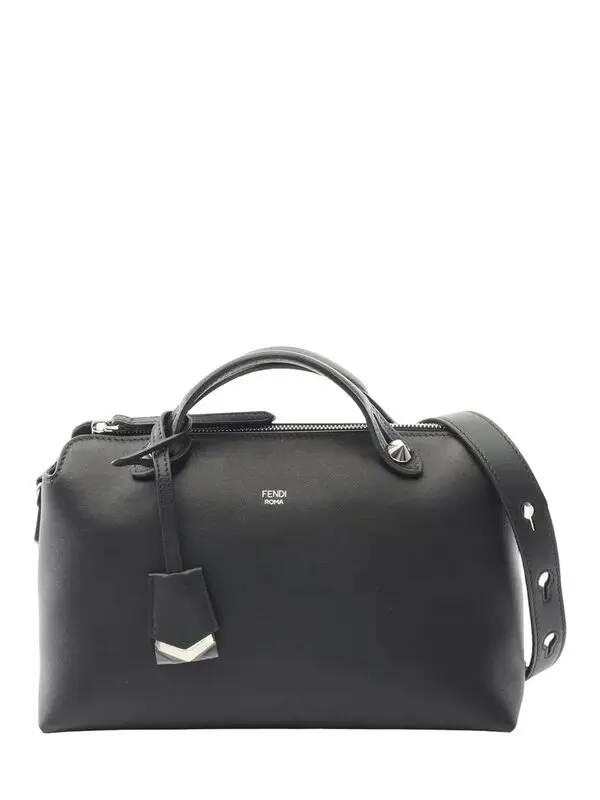 Fendi Medium Leather The Way Satchel - Black