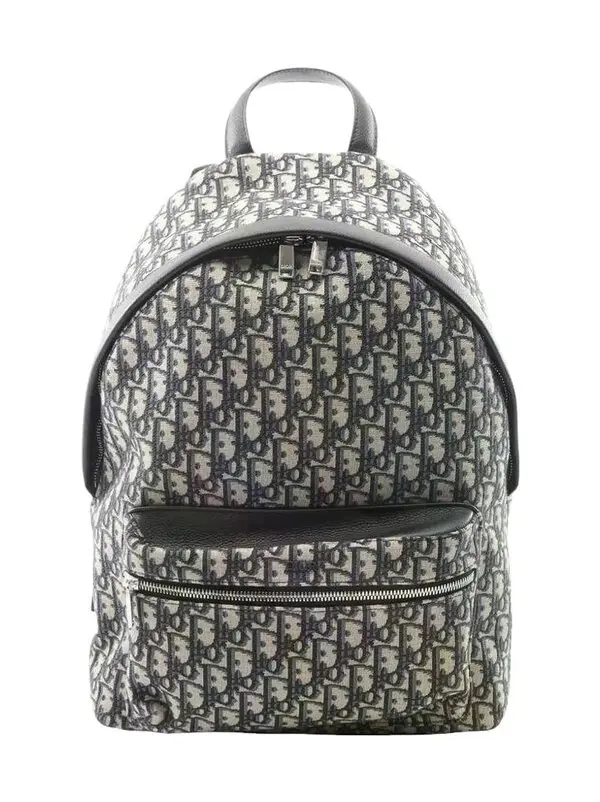Dior 2010-2026 Oblique Rider Backpack - Grey
