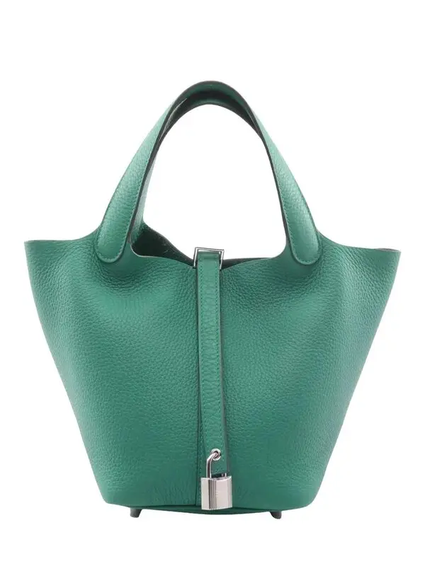 Hermès 2025 Clemence Picotin Lock 18 Handbag - Green