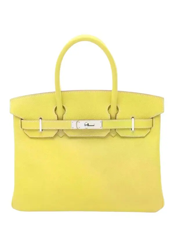 Hermès Epsom Candy Birkin 30 Handbag - Yellow
