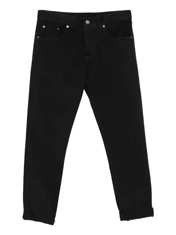 DONDUP Cuffed Hem Jeans - Black