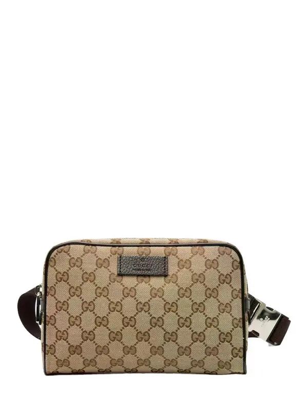 Gucci Gg Canvas Belt Bag - Brown