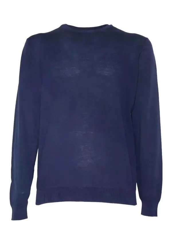 FILIPPO DE LAURENTIIS Cotton Crew-neck T-shirt - Blue