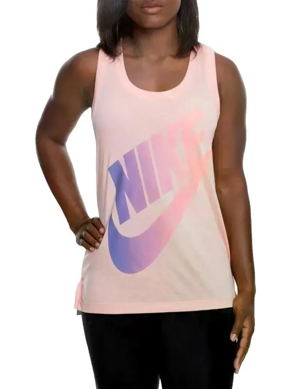 Nike Logo-detail Tank Top - Pink