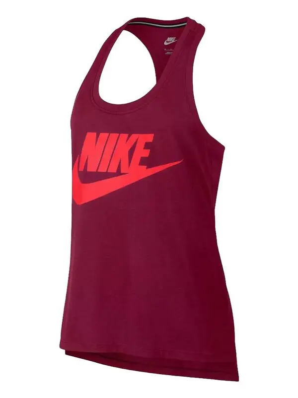 Nike Signal Swoosh Logo Tank Top - Red