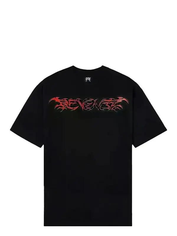 REVENGE Graphic-print T-shirt - Black