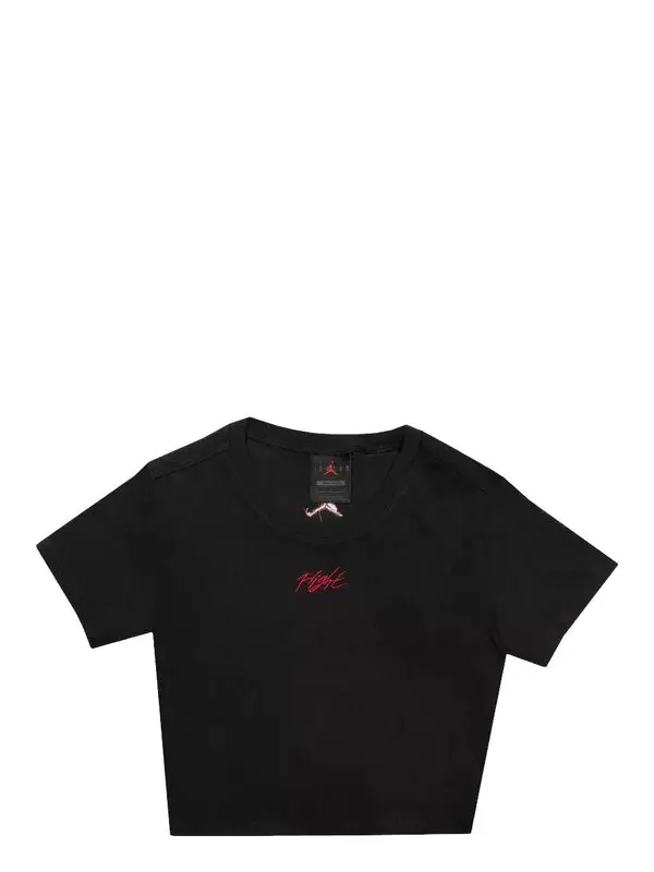 JORDAN Heritage Cropped T-shirt - Black
