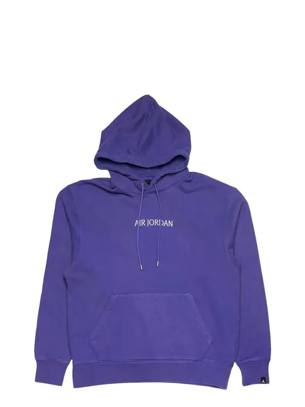 JORDAN Wordmark Fleece Hoodie - Purple