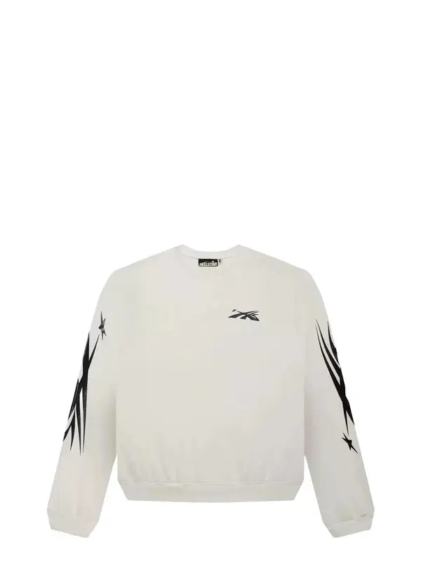 HELLSTAR Crew-neck Long-sleeve Sweatshirt - White