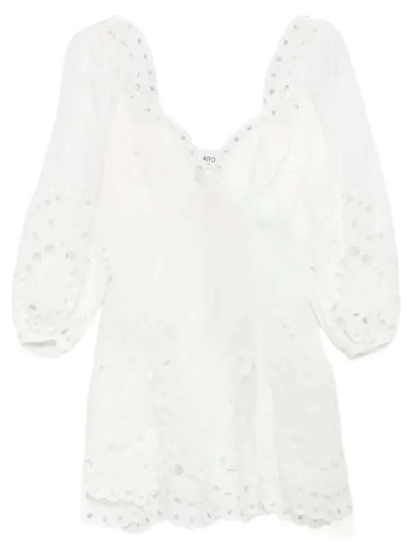 Charo Ruiz Ibiza Esmare Lace Mini Dress - White