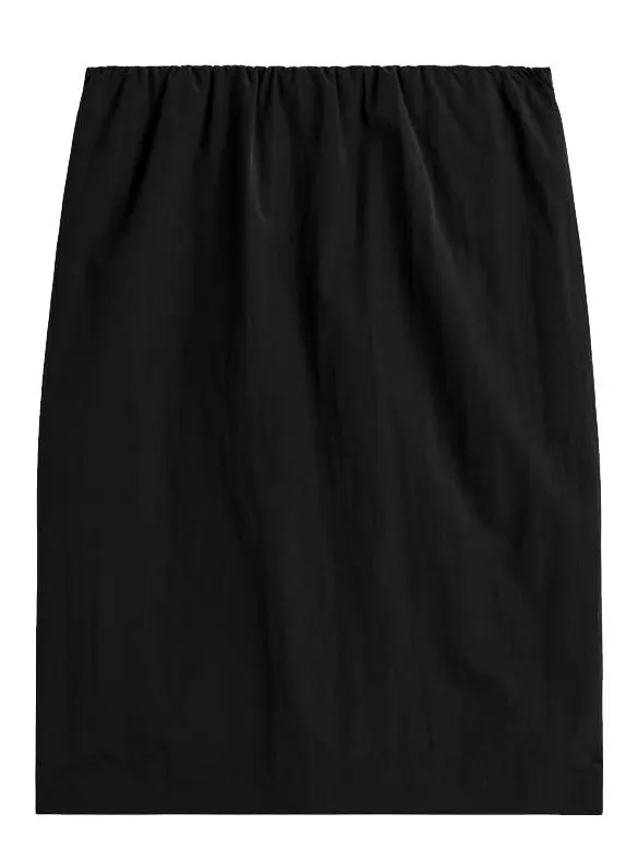 Cos Gathered Pencil Skirt - Black