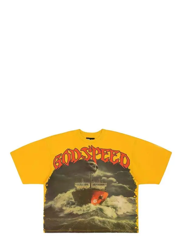 GODSPEED Graphic T-shirt - Yellow