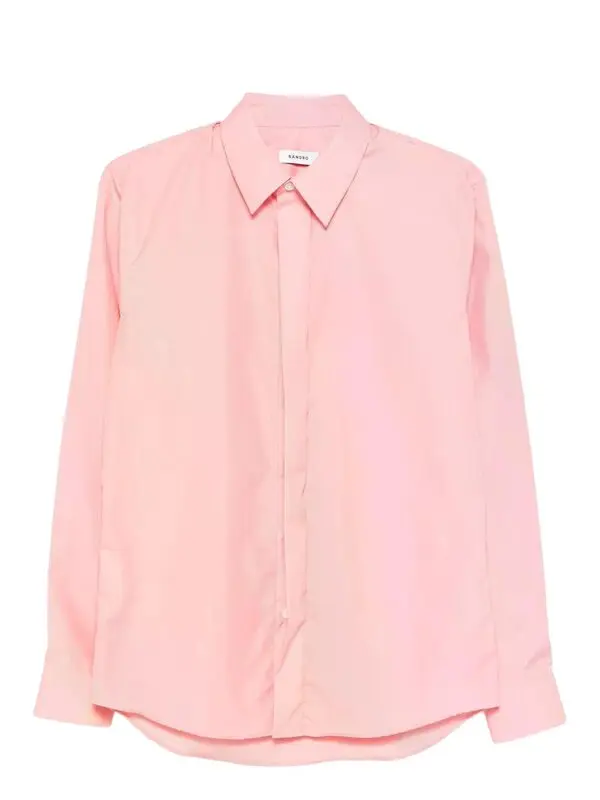 Sandro Long-sleeve Cotton Shirt - Pink