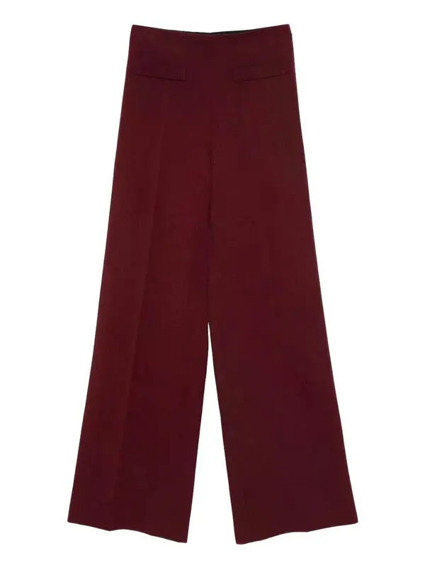 Sandro Wide-leg Trousers - Red