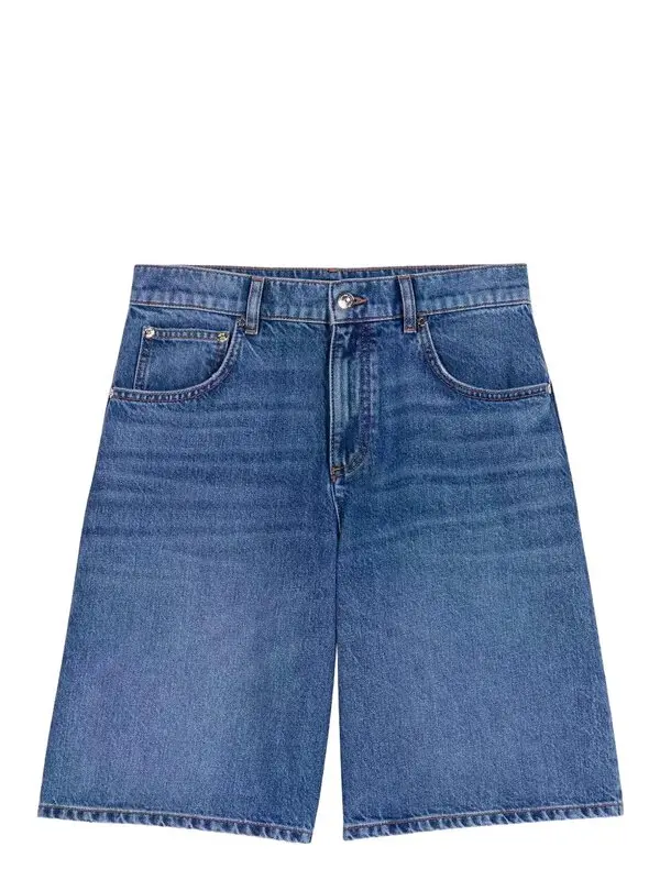 Maje Denim Shorts - Blue