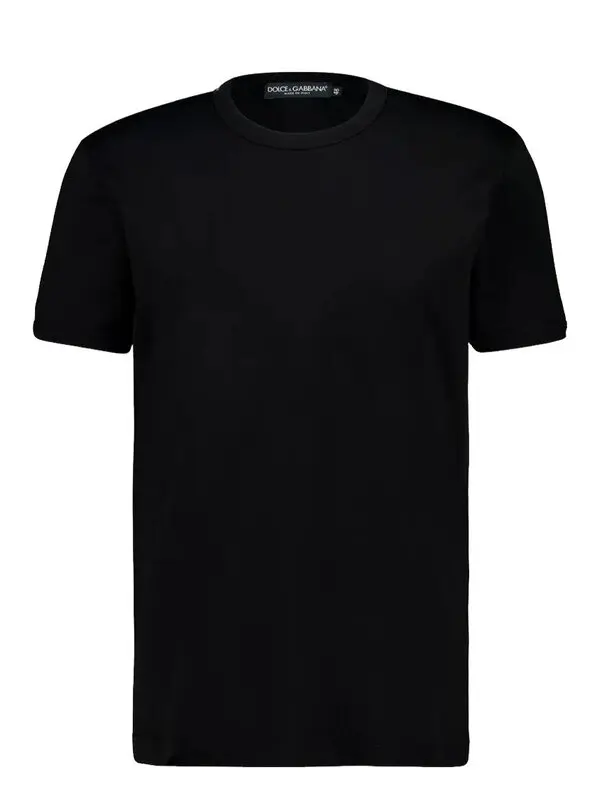 Dolce & Gabbana Short-sleeve Cotton T-shirt - Black
