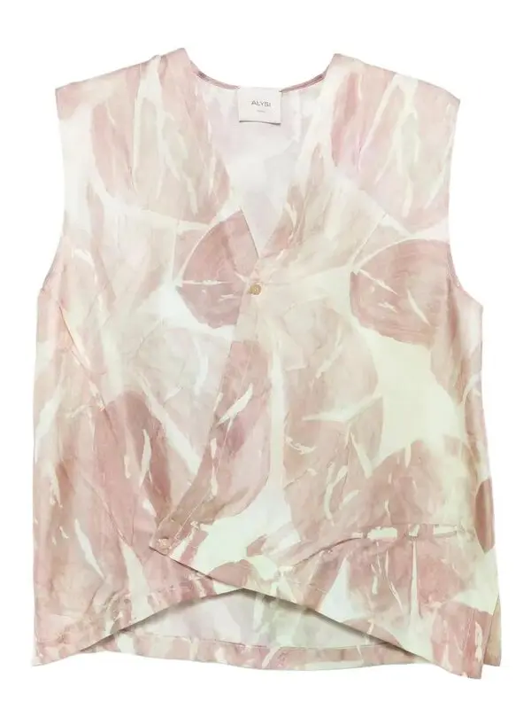ALYSI Printed Jacket - Pink