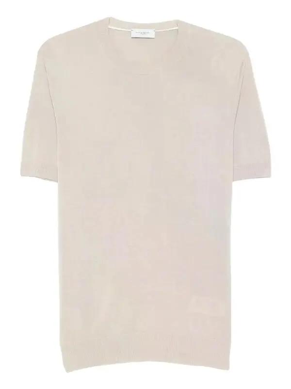 PAOLO PECORA Crew-neck Short-sleeves T-shirt - Neutrals