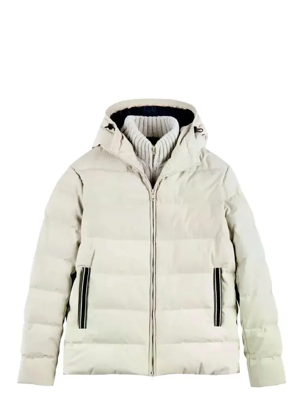 FAY Hooded Zip-up Jacket - Grey