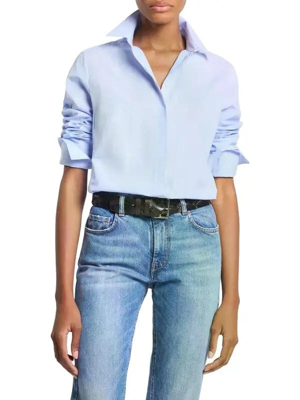 FAY Cotton Shirt - Blue