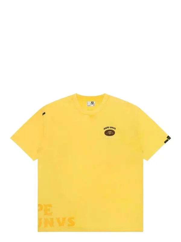 AAPE BY *A BATHING APE Logo-detail T-shirt - Yellow