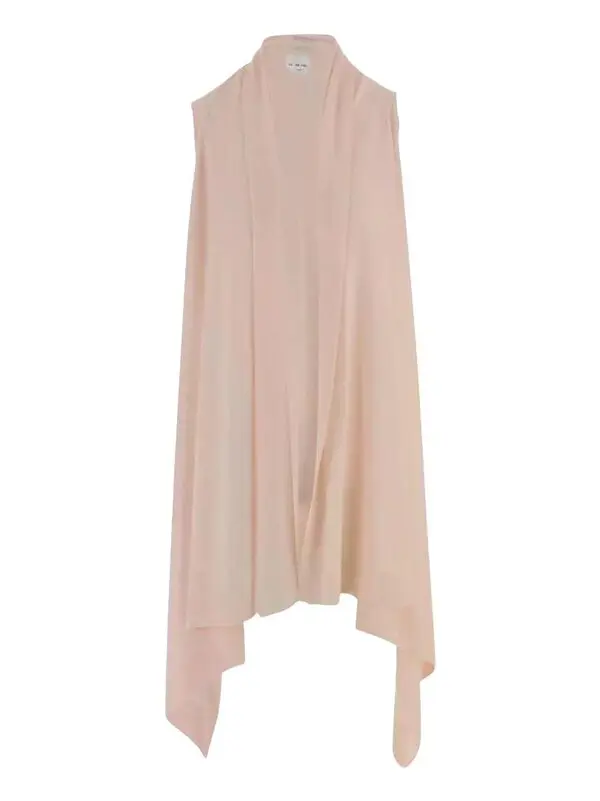 SA SU PHI Sleeveless Open Vest - Pink