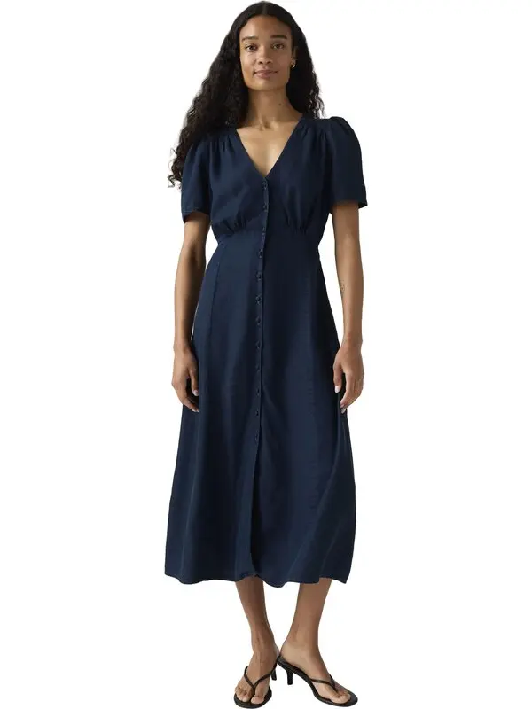 LEVI'S Sarina Short-sleeve Midi Dress - Initial Take