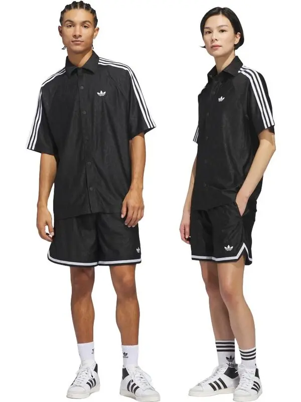 Adidas Originals Basketball Flame Short - Black
