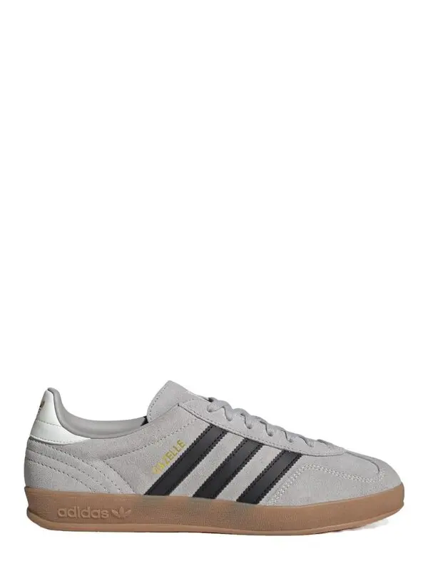 Adidas Gazelle Indoor Shoes - Grey Two / Core Black / Gum