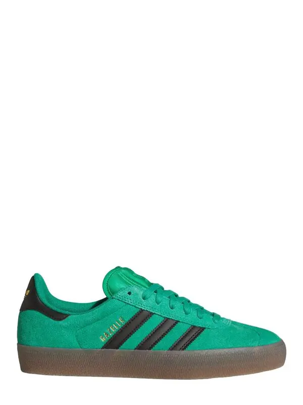 Adidas Gazelle Adv Shoes - Court Green / Core Black / Gum