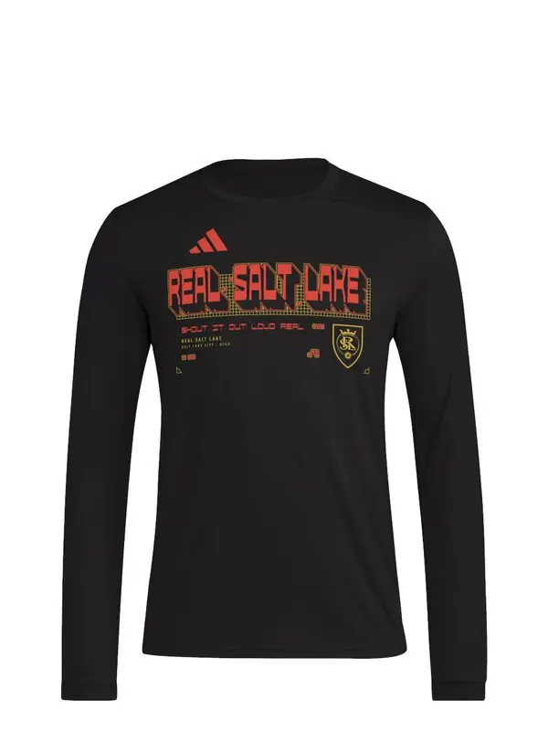 Adidas Real Salt Lake Mls Pregame Shirt - Black / Mls-rsl-rl2