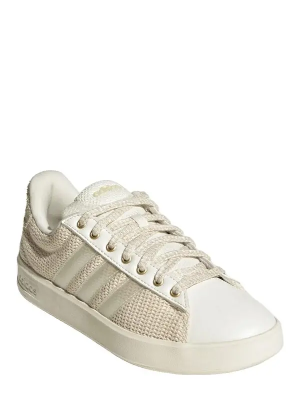Adidas Grand Court 3.0 Sneakers - Non Dyed / Ice Gold Met. / Crystal Linen